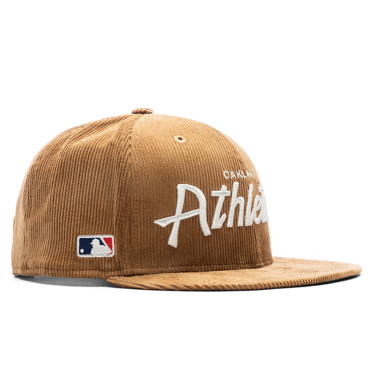 Corduroy Script 9Fifty Snapback - Oakland Athletics – Feature