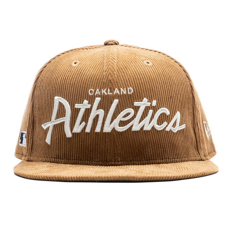 Corduroy Script 9Fifty Snapback - Oakland Athletics – Feature