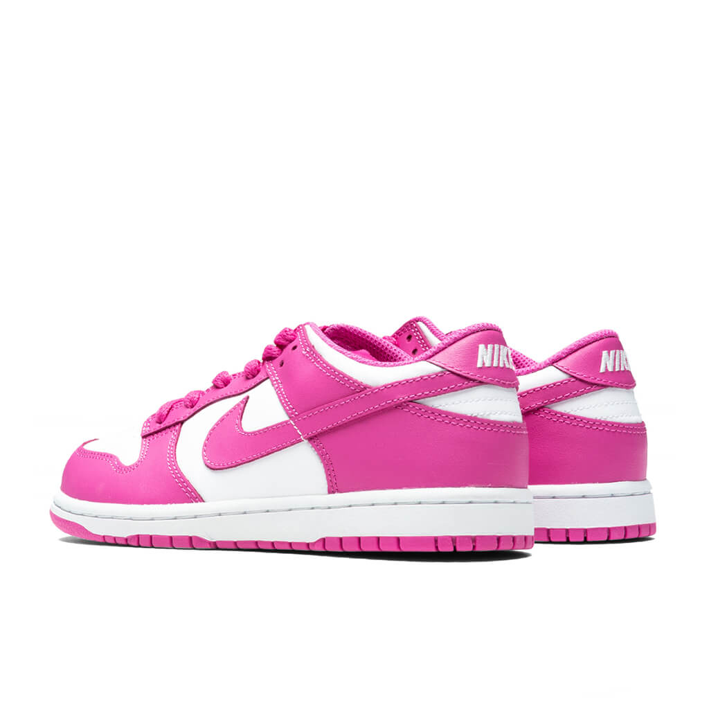 Dunk Low (GS) - White/Active Fuchsia – Feature