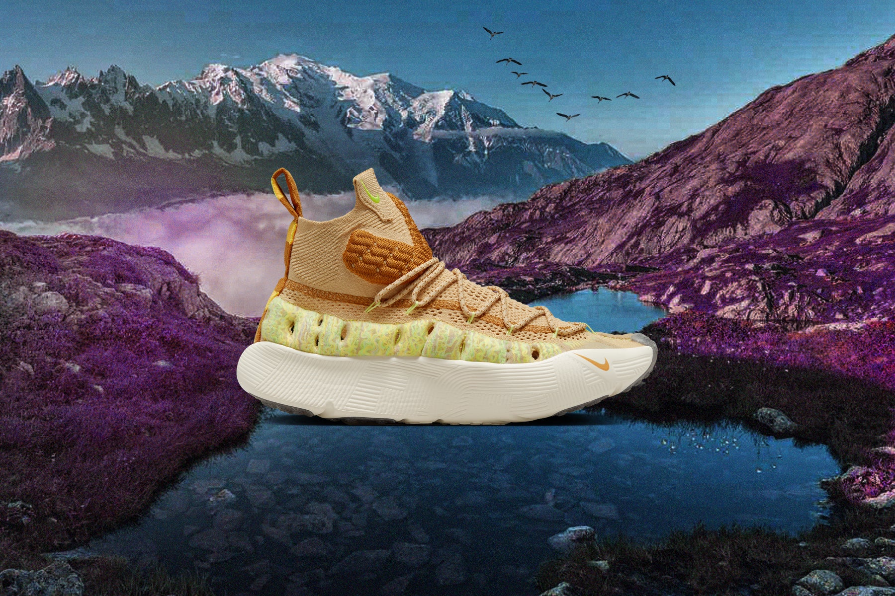 ISPA Sense Flyknit - Sesame/Desert Ochre/Coconut Milk – Feature