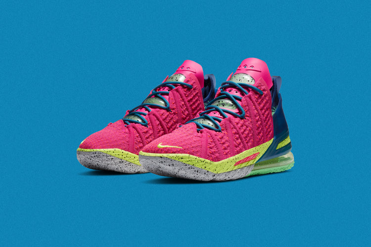 Lebron XVIII - Pink Prime/Multi – Feature