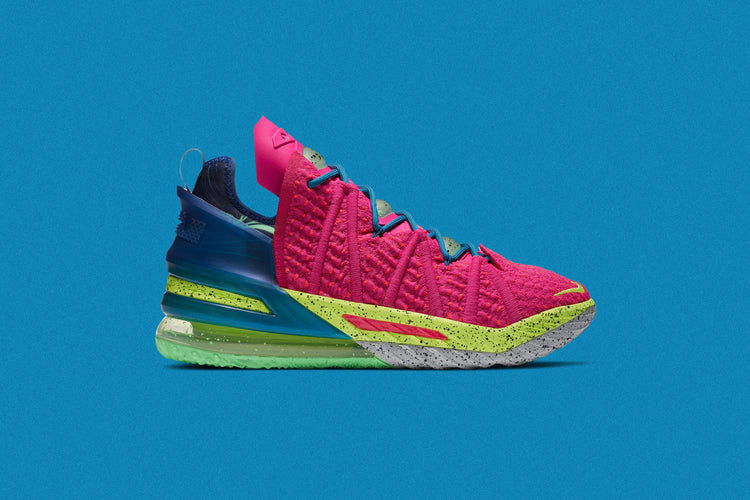 Lebron XVIII - Pink Prime/Multi – Feature