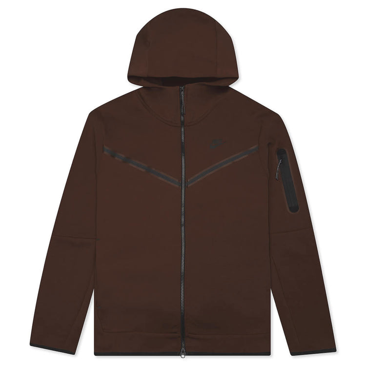 Sportswear Tech Fleece Full Zip Up Hoodie - Cacao Wow/Black – Feature