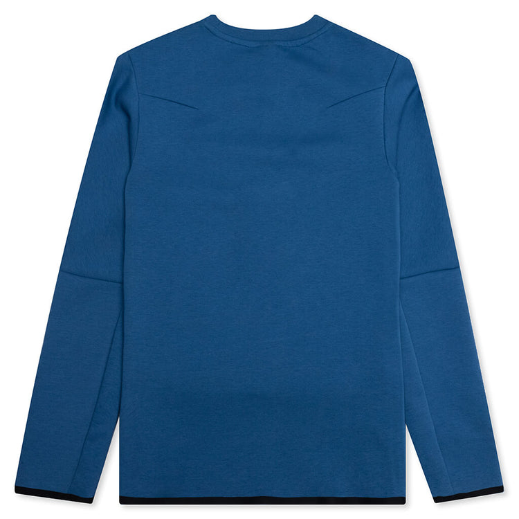 Sportswear Tech Fleece Crew - Dark Marina Blue/Light Bone – Feature