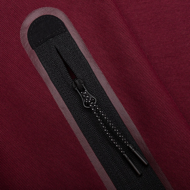 Sportswear Tech Fleece Full Zip Up Hoodie - Dark Beetroot/Black/Phanto ...