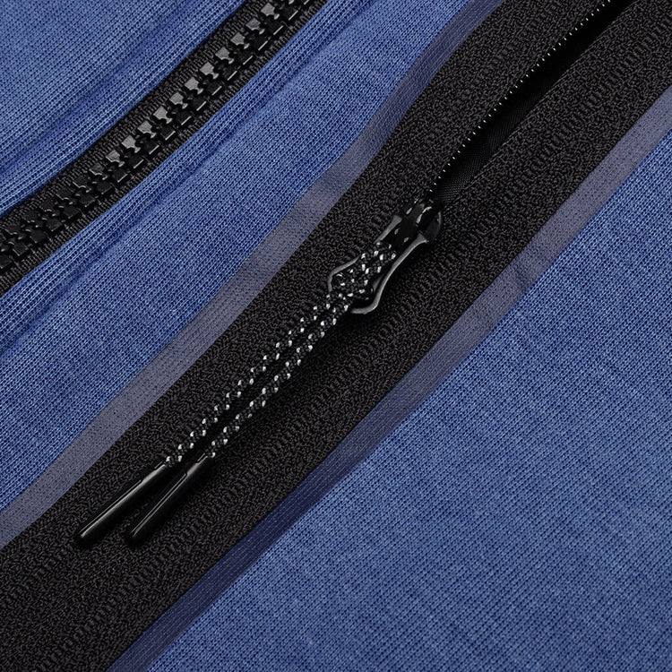 Sportswear Tech Fleece Washed Full-Zip Hoodie - Deep Royal Blue/Black ...