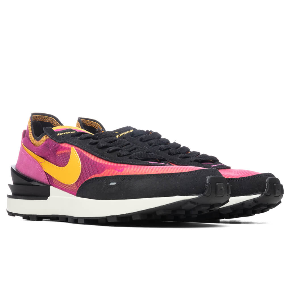 Waffle One - Active Fuchsia/University Gold – Feature