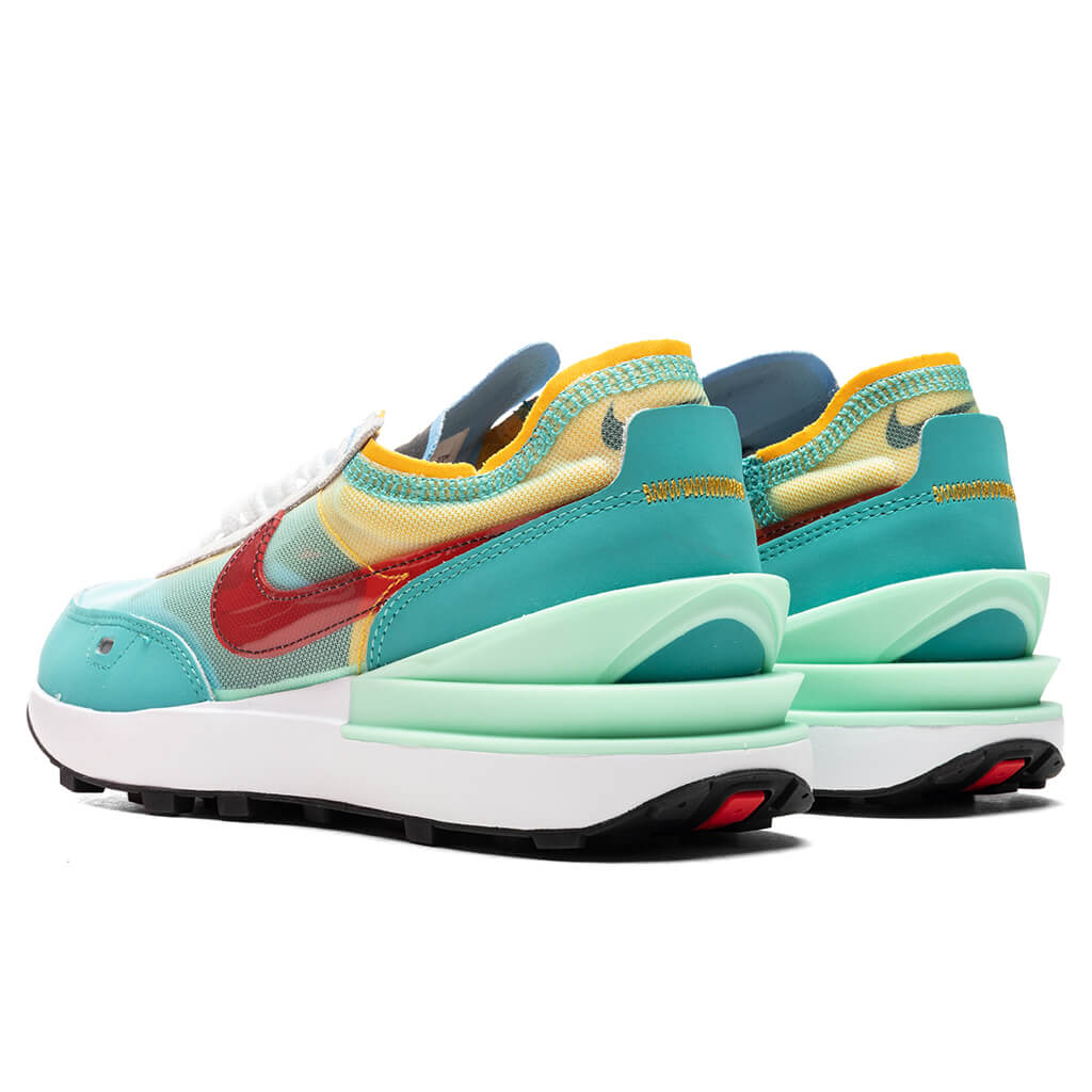 Waffle One SE - Mint Foam/University Red/Washed Teal – Feature