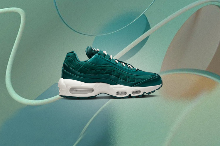Women's Air Max 95 Green Velvet - Dark Atomic Teal/Sail – Feature