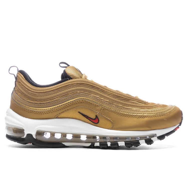 Women's Air Max 97 Golden Bullet - Metallic Gold/Varsity Red/Black ...
