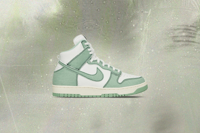 Women's Dunk High 1985 - Enamel Green/Enamel Green/Summit White – Feature