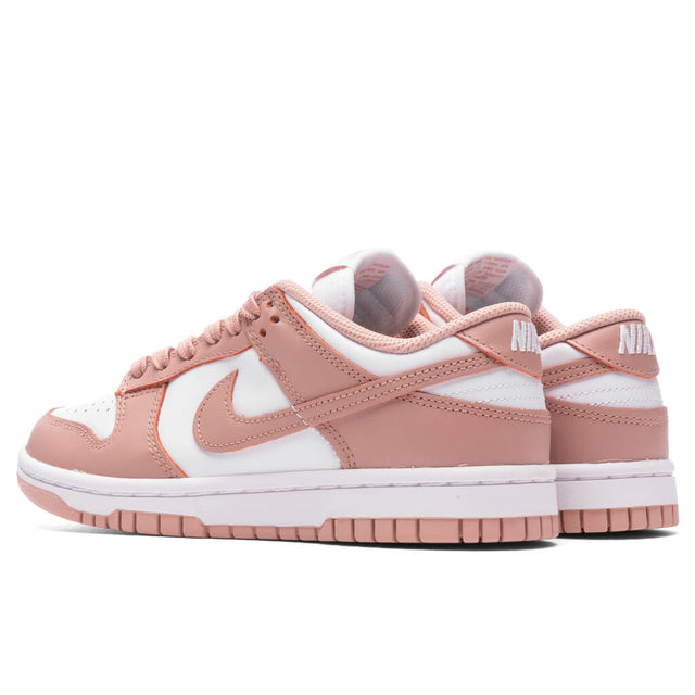 Women's Dunk Low - White/Rose Whisper - Nike – Feature