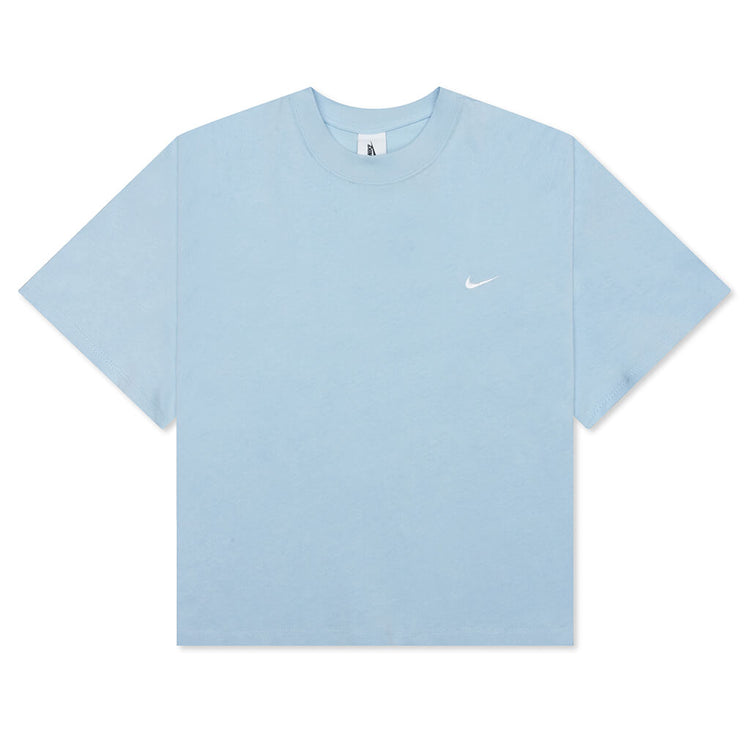 Women's Solo Swoosh T-Shirt - Celestine Blue/White – Feature