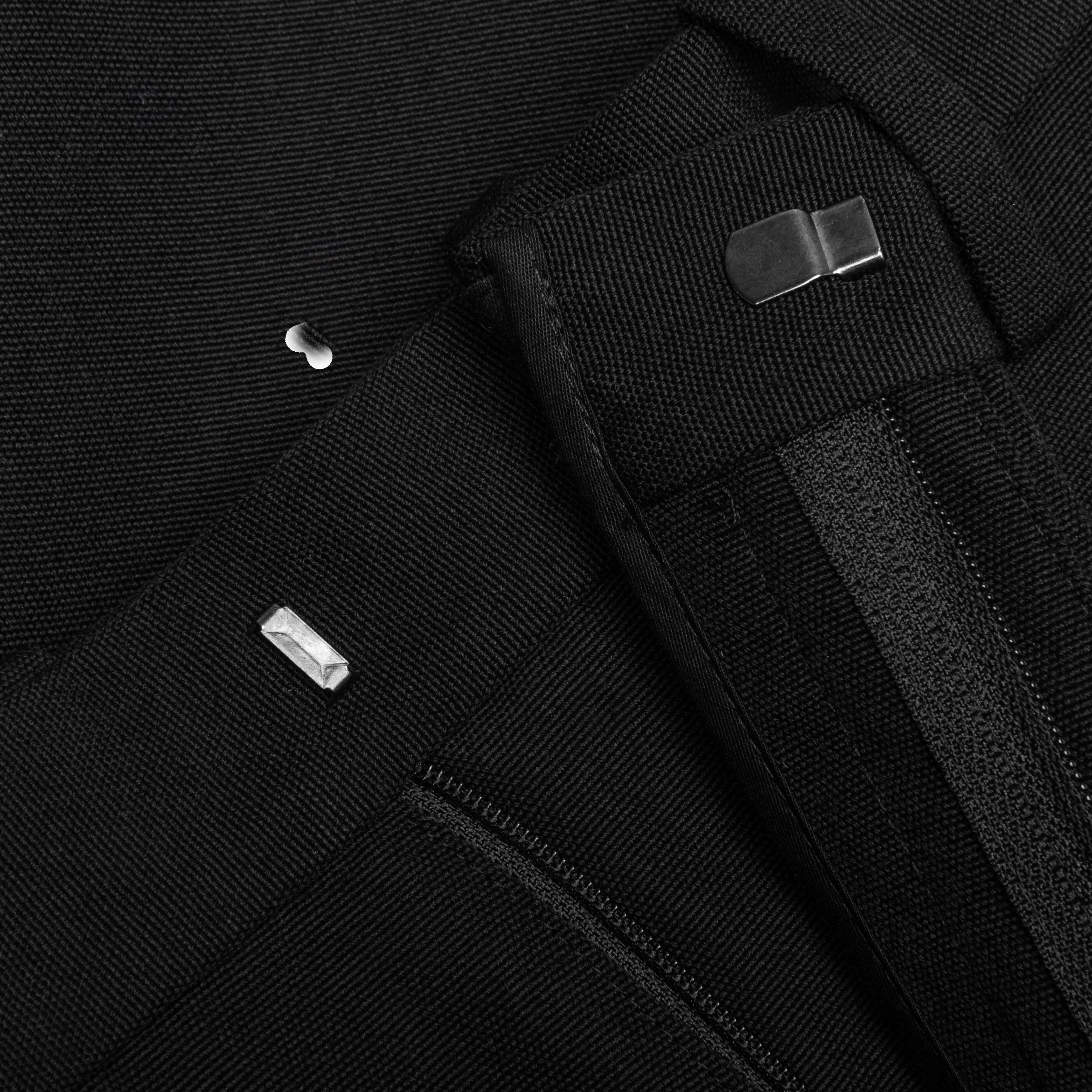 Buckle Dry Wool Slim Pant - Black/No Color – Feature