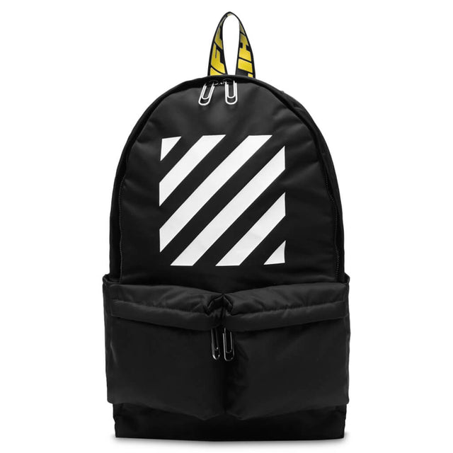 Diag Nylon Backpack - Black/White – Feature