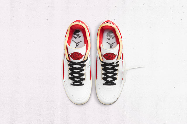 Off-White x Air Jordan 2 Retro Low SP - White/Varsity Red – Feature