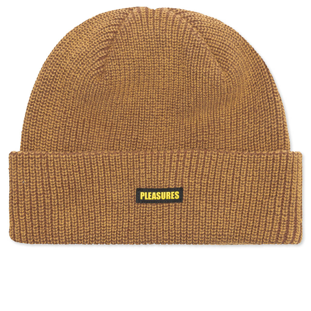 Impact Logo Beanie - Tan – Feature