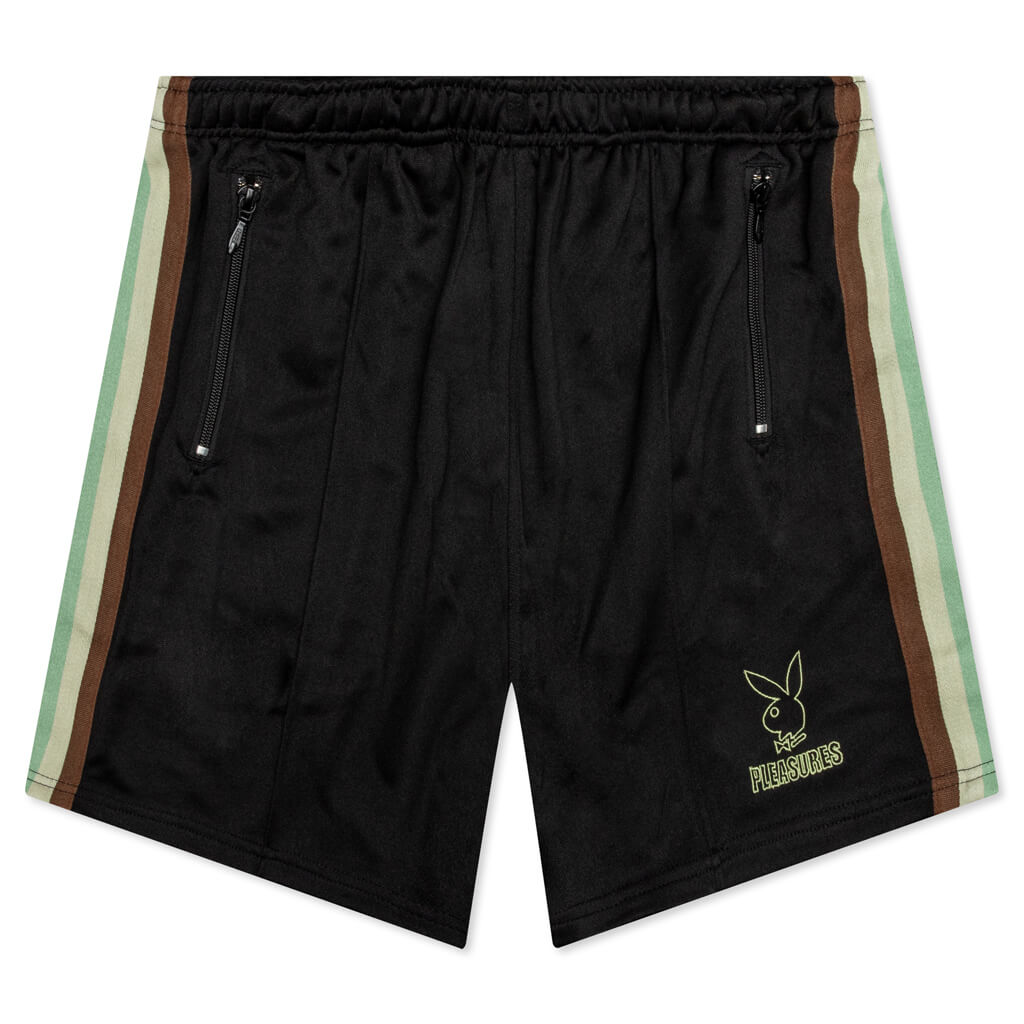 PLEASURES x Playboy Wicked Track Shorts - Black – Feature