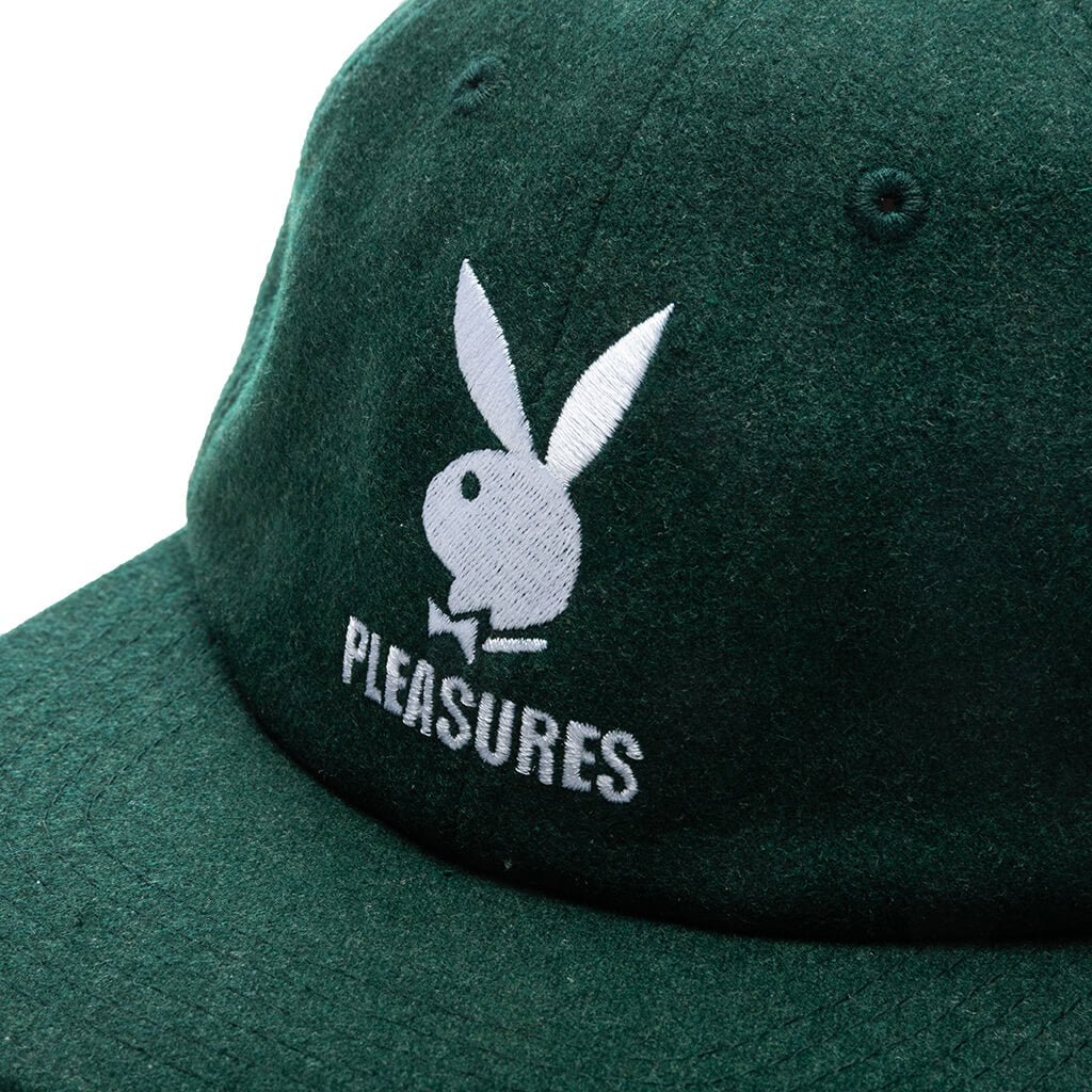 PLEASURES x Playboy PB Wool Strapback Hat - Forest – Feature