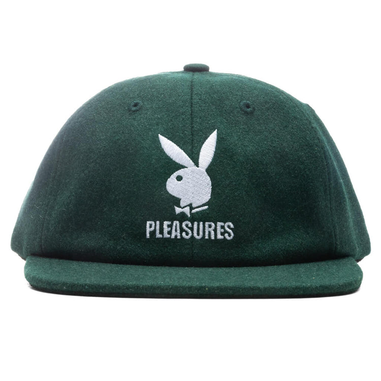 PLEASURES x Playboy PB Wool Strapback Hat - Forest – Feature