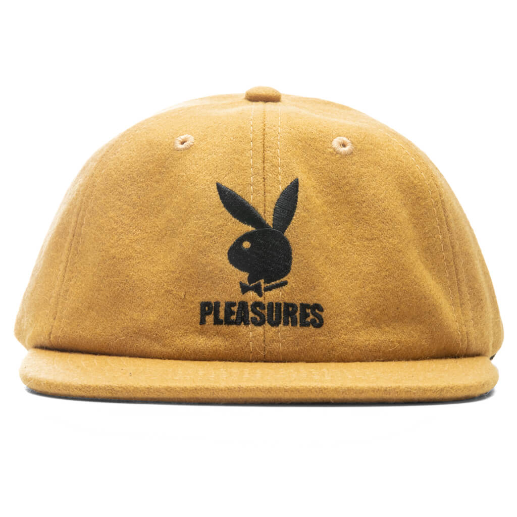 PLEASURES x Playboy PB Wool Strapback Hat - Mustard – Feature
