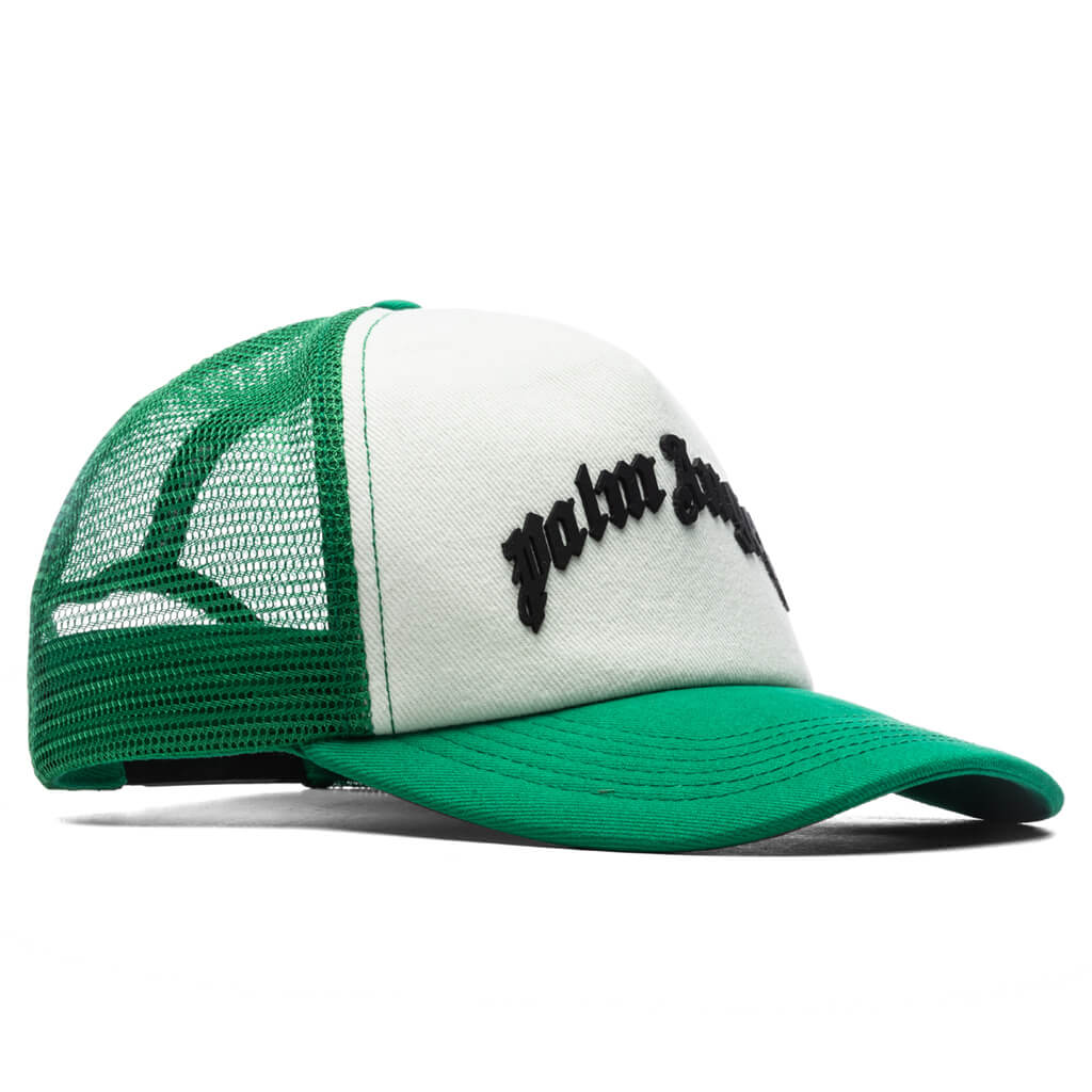 Curved Logo Mesh Cap - Green/Black – Feature