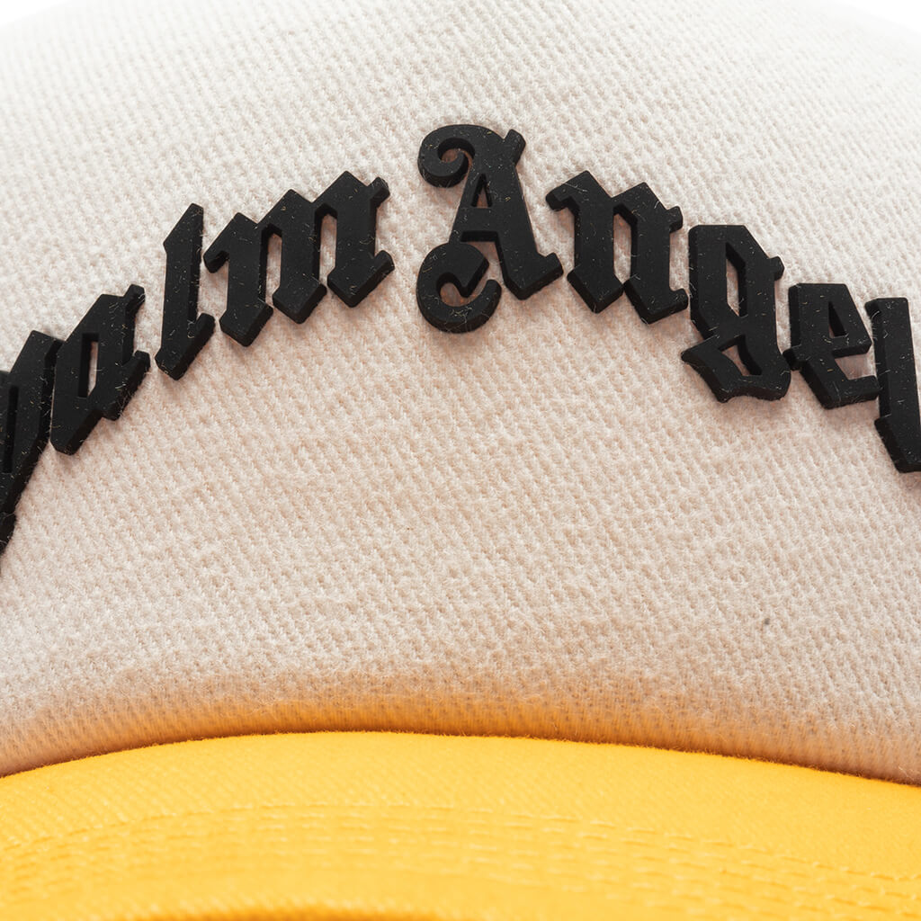 Curved Logo Mesh Cap - Ocher/Yellow – Feature