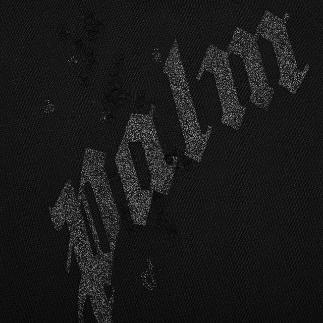 GD Glittered Logo Hoodie - Black/Black – Feature