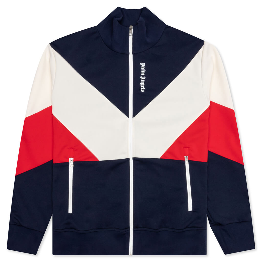 V Colorblock Track Jacket - Navy Blue – Feature