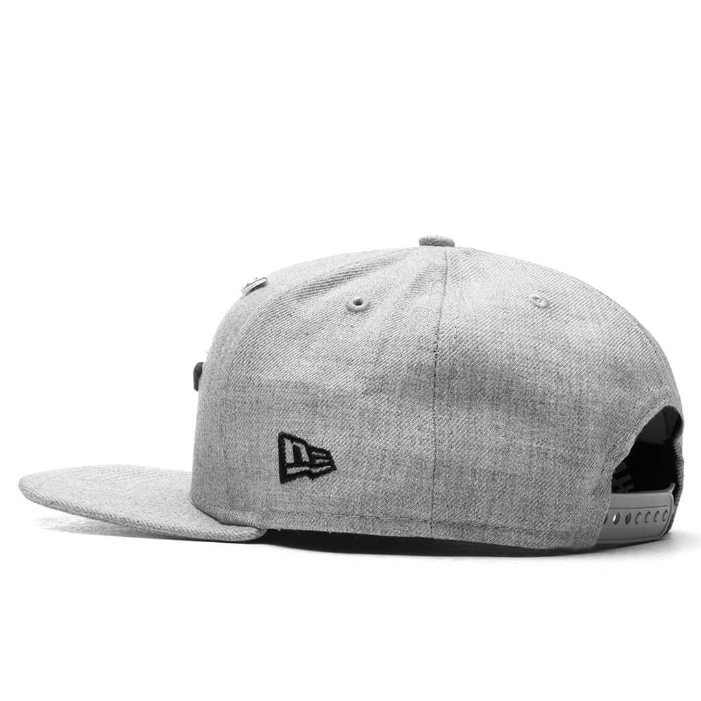 Grey Boy Crown Old School Snapback - Heather Grey – Feature