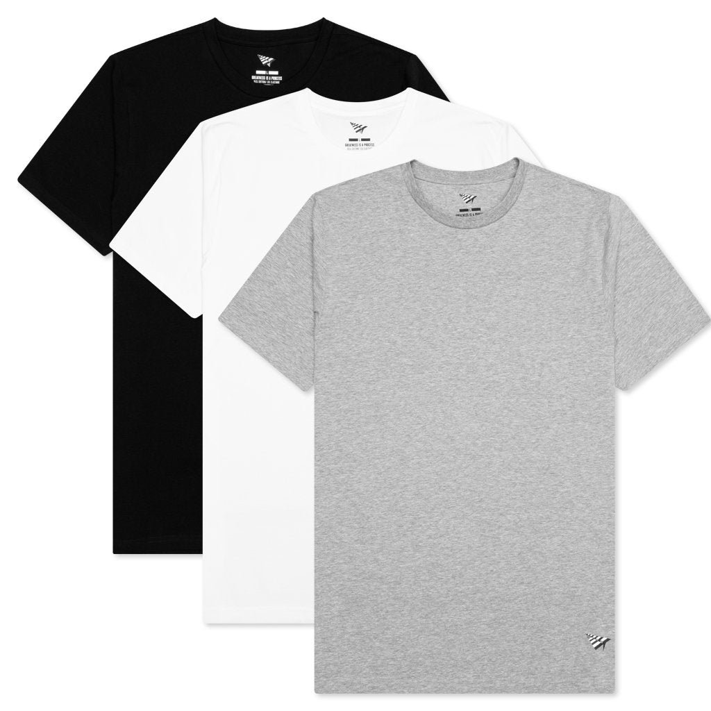 Essential Three Pack Tees - Mixed – Feature