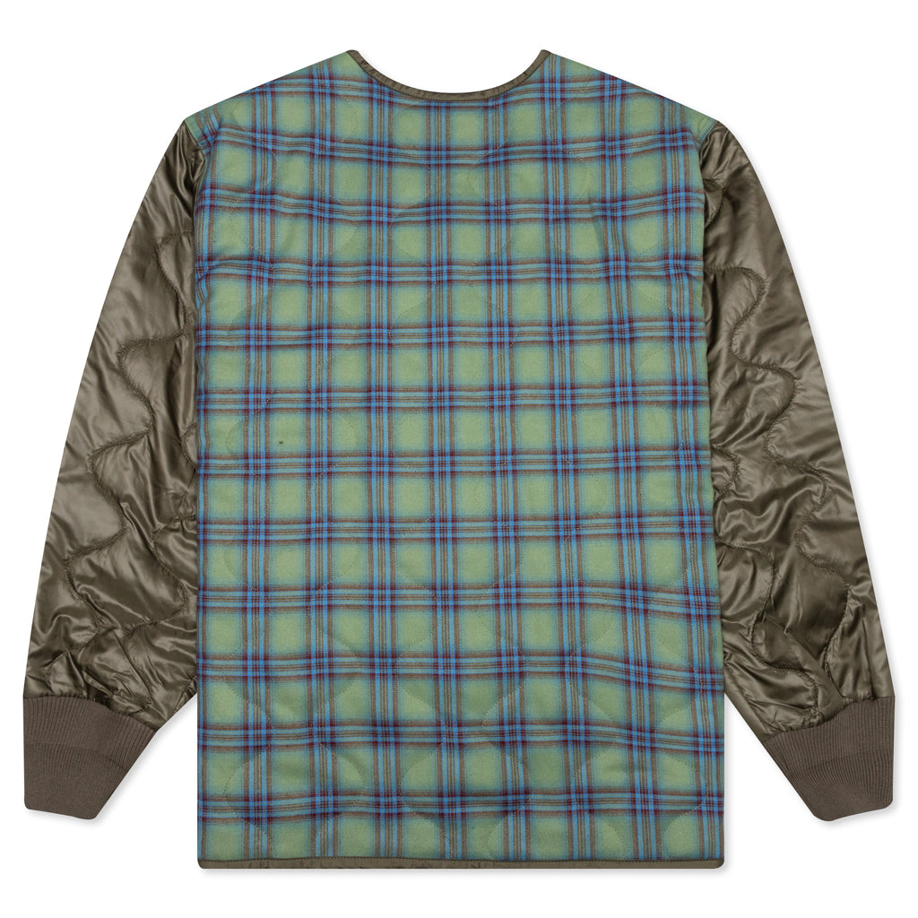 Bowery Plaid Liner Jacket - Olive – Feature
