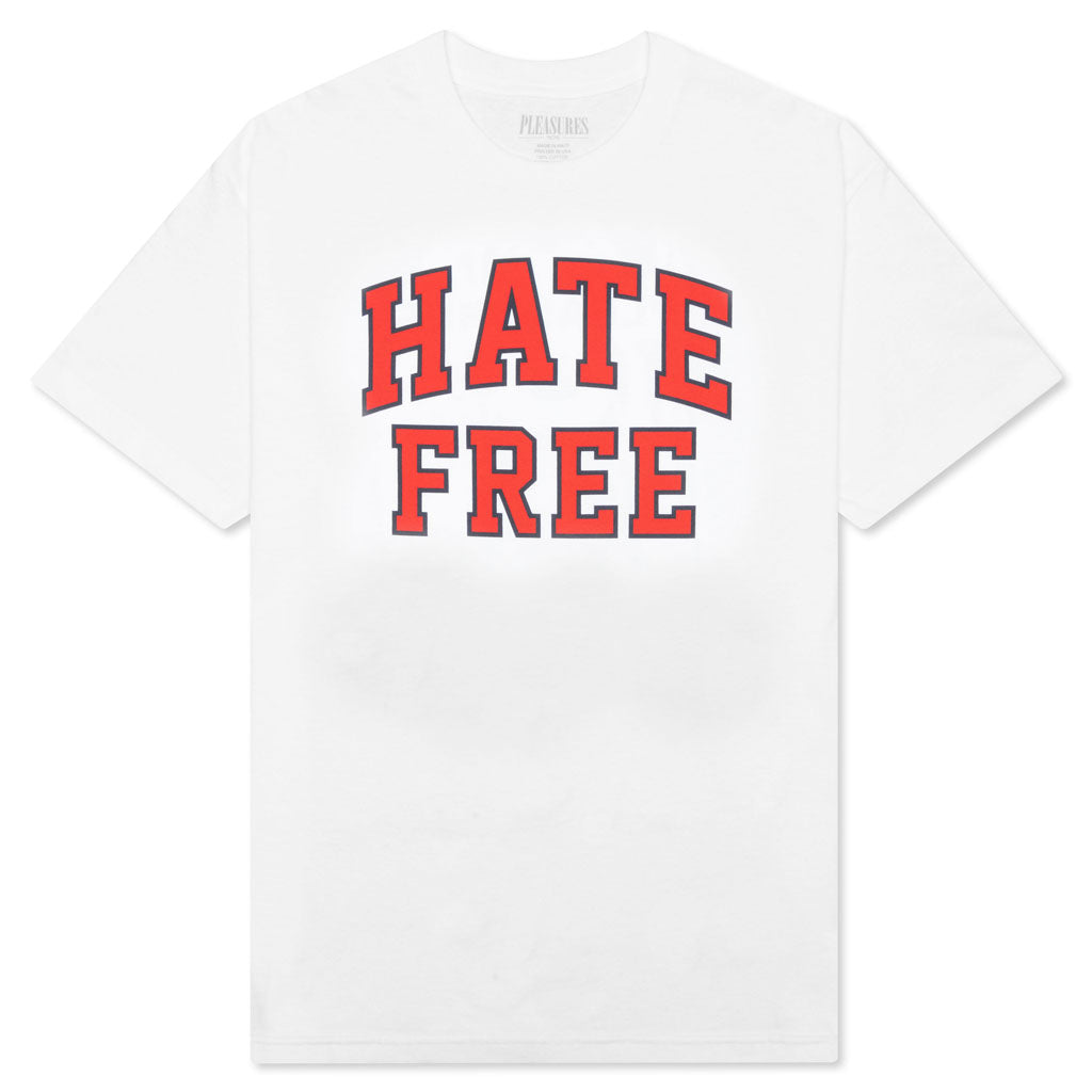 Hate Free T-Shirt - White – Feature