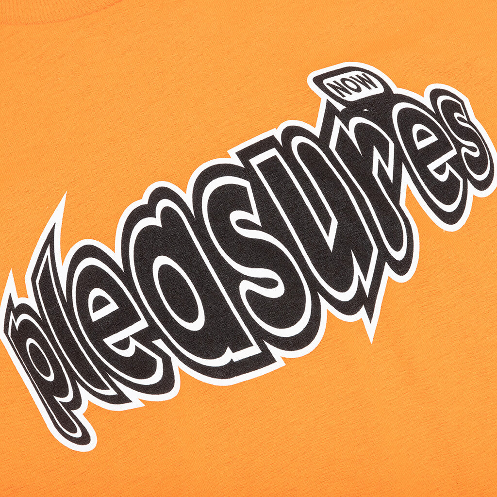 Strain Logo L/S T-Shirt - Orange – Feature