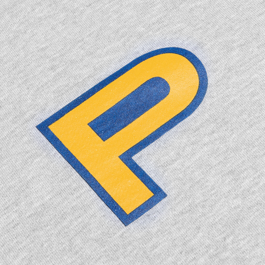 Block "P" 5 Hoodie - Heather Grey – Feature