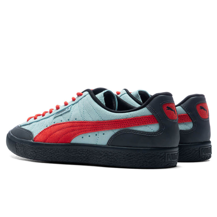 Puma x Perks and Mini Clyde Rubber Sneakers - Light Aqua/Warm Earth ...