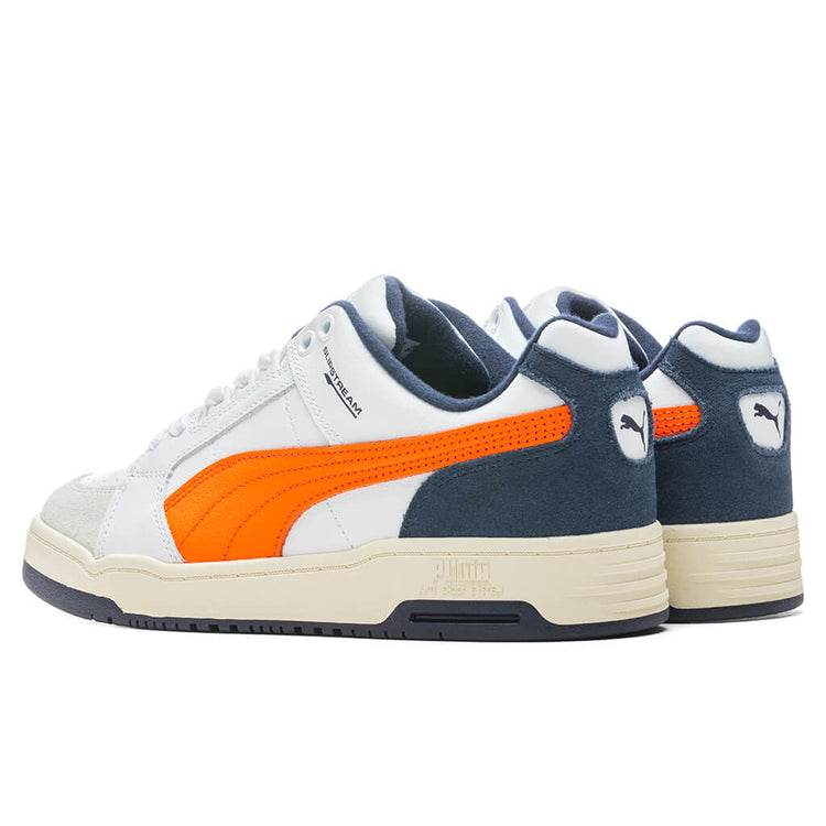 Slipstream Lo Retro - White/Vibrant Orange – Feature