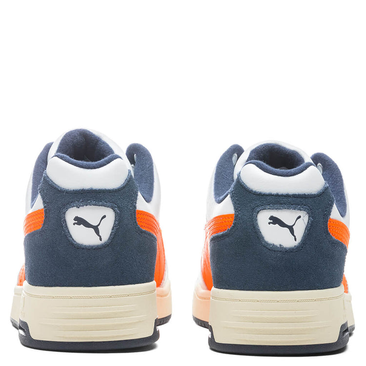Slipstream Lo Retro - White/Vibrant Orange – Feature