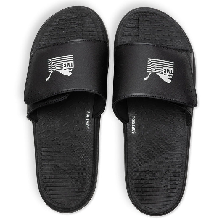 Puma x TMC SoftRide Slides - Black/White – Feature