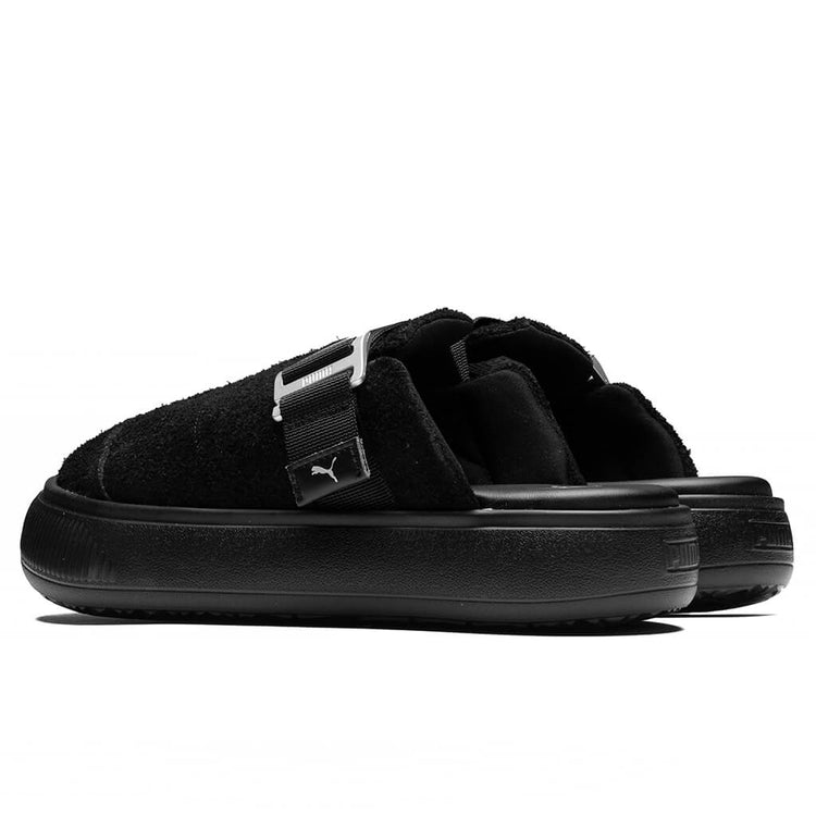 Women's Suede Mayu Mule - Black – Feature