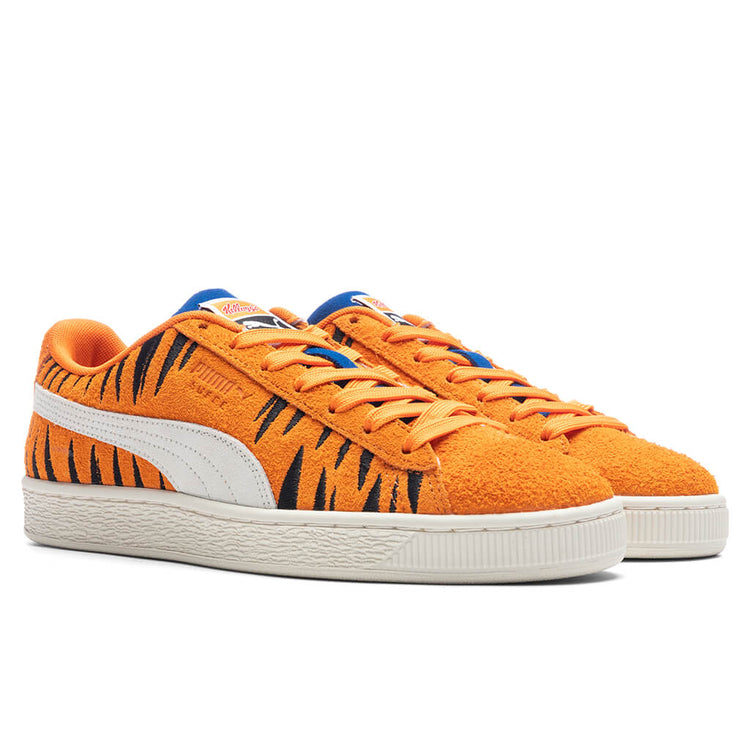 Puma x Frosted Flakes Suede - Flame Orange/Vaporous Grey – Feature