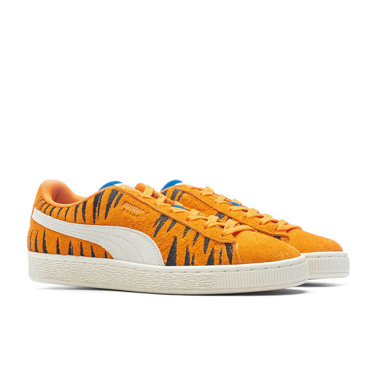 Suede x Tony the Tiger Jr. (GS) - Flame Orange/Vaporous Grey – Feature