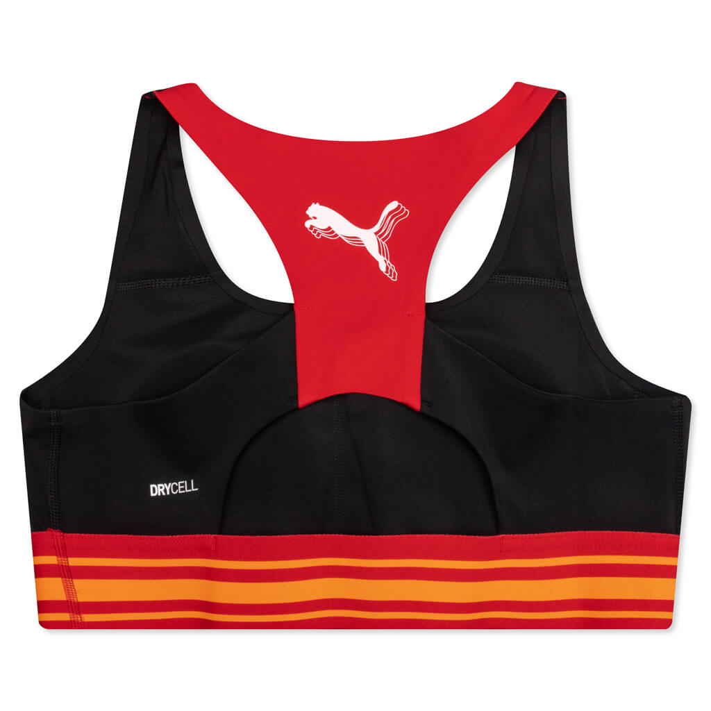 Women's 623 Bra - Black/Urban Red – Feature