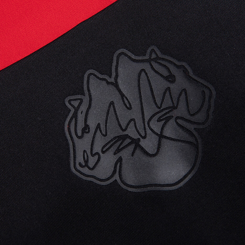 Women's 623 Bra - Black/Urban Red – Feature