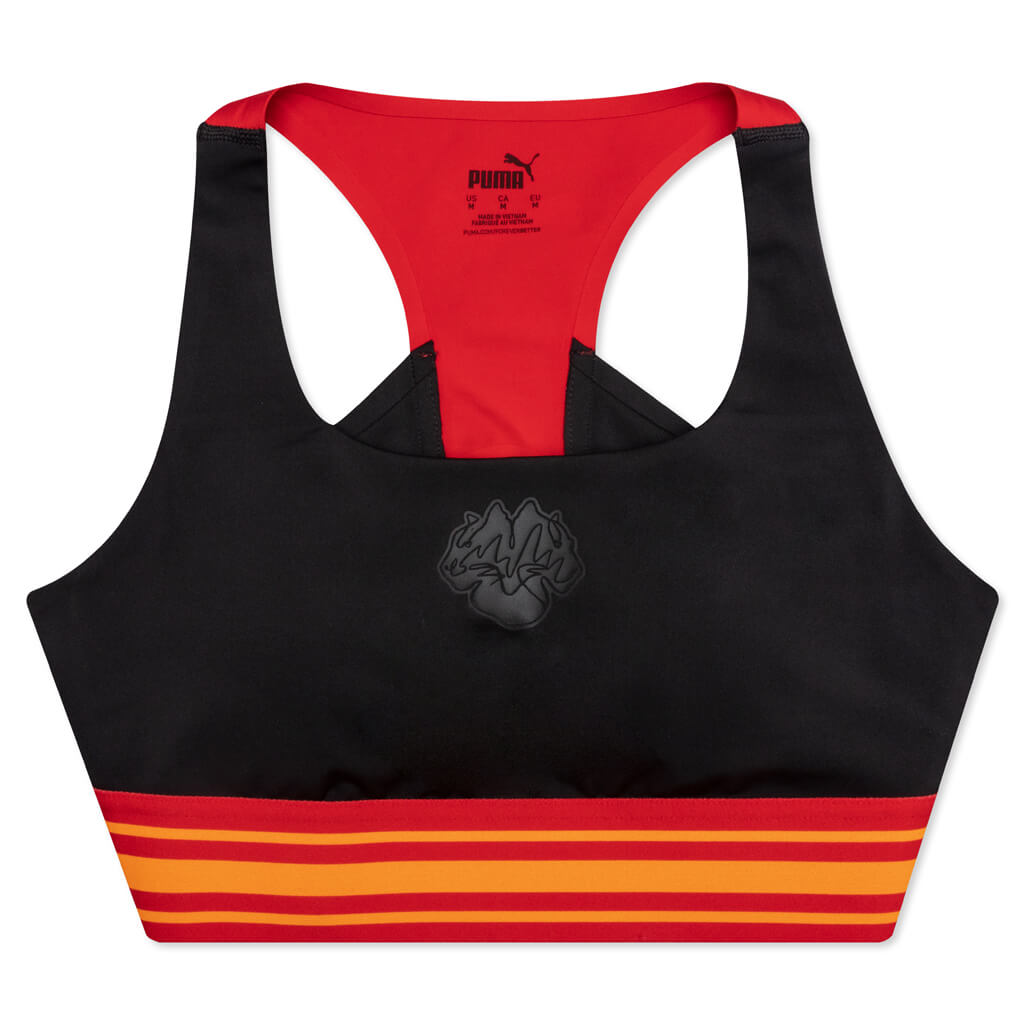 Women's 623 Bra - Black/Urban Red – Feature