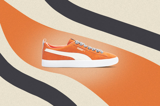 Puma x AMI Suede Vintage - Jaffa Orange/Marshmallow – Feature