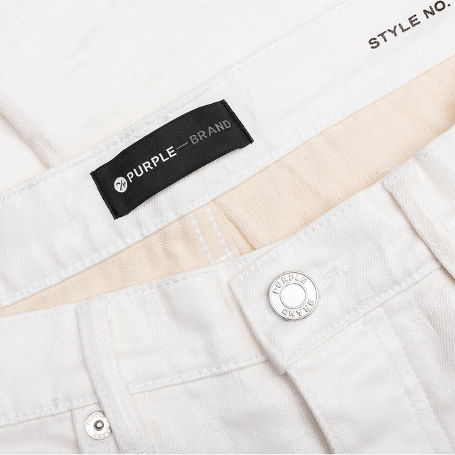 P001 - White Film Monogram Jacquard – Feature