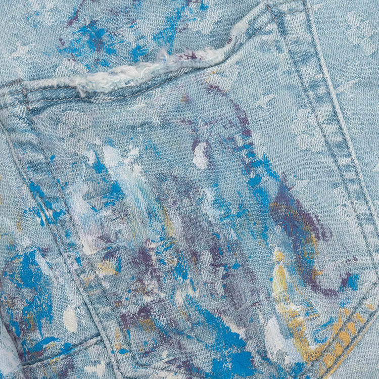 P001 - Paint Over Light Bleach Jacquard Monogram – Feature