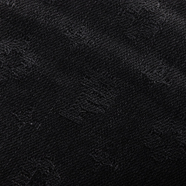 P001 - Black Wash Jacquard Monogram – Feature