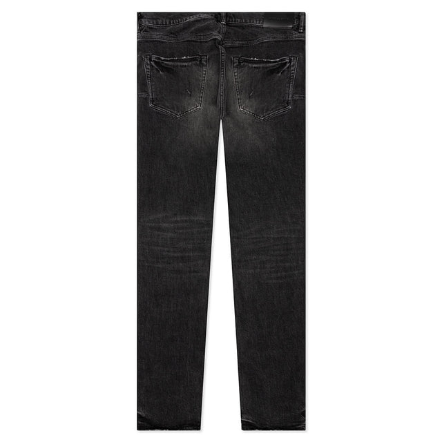 P001 - Worn Black Patchwork – Feature